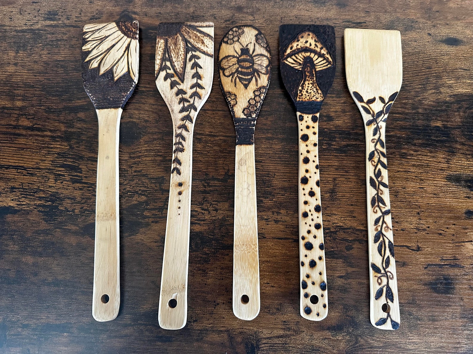Custom Wood Burn Wooden Spoons - Etsy