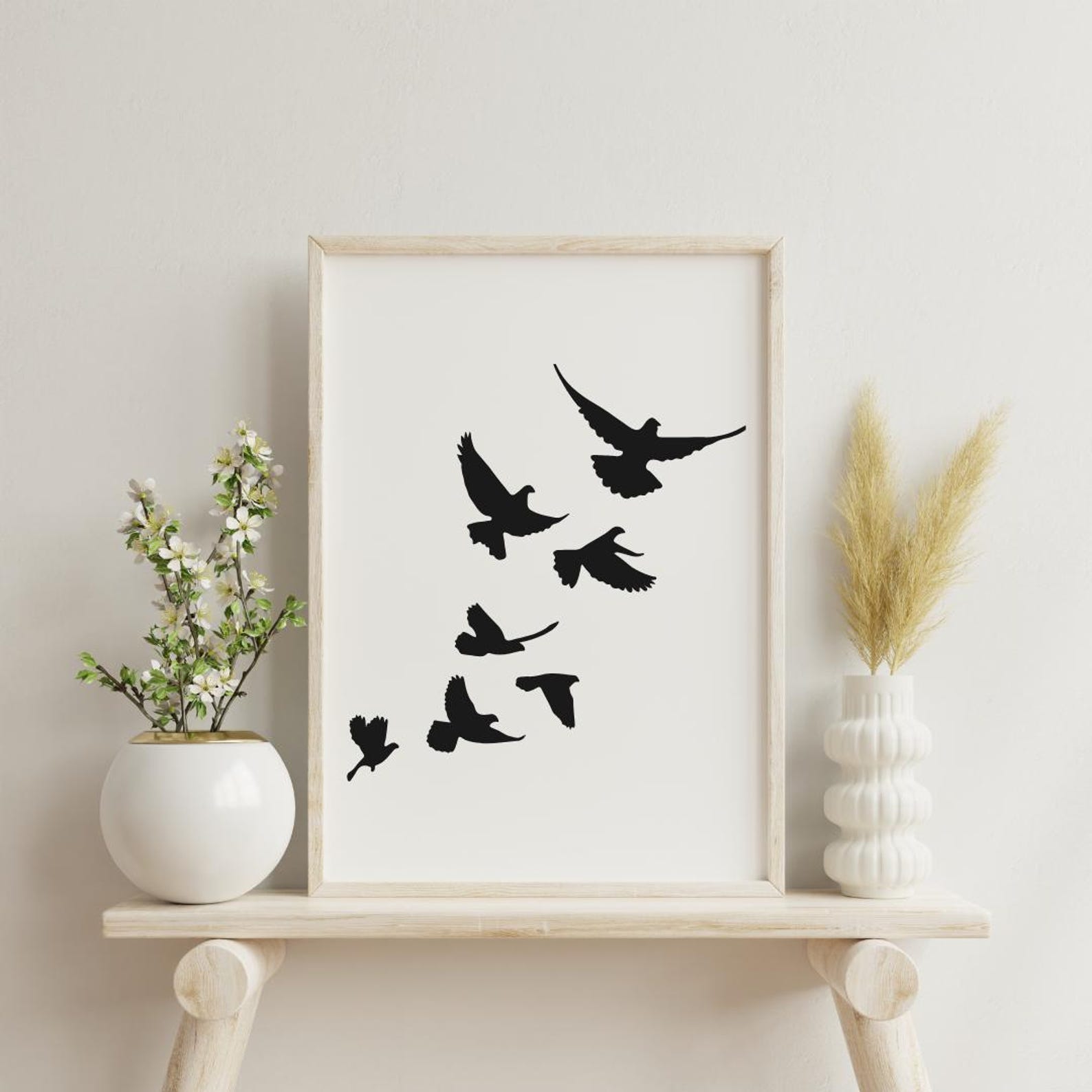 Flock of Birds SVG, Flying Birds SVG , Flying Birds Png, Flying Birds ...