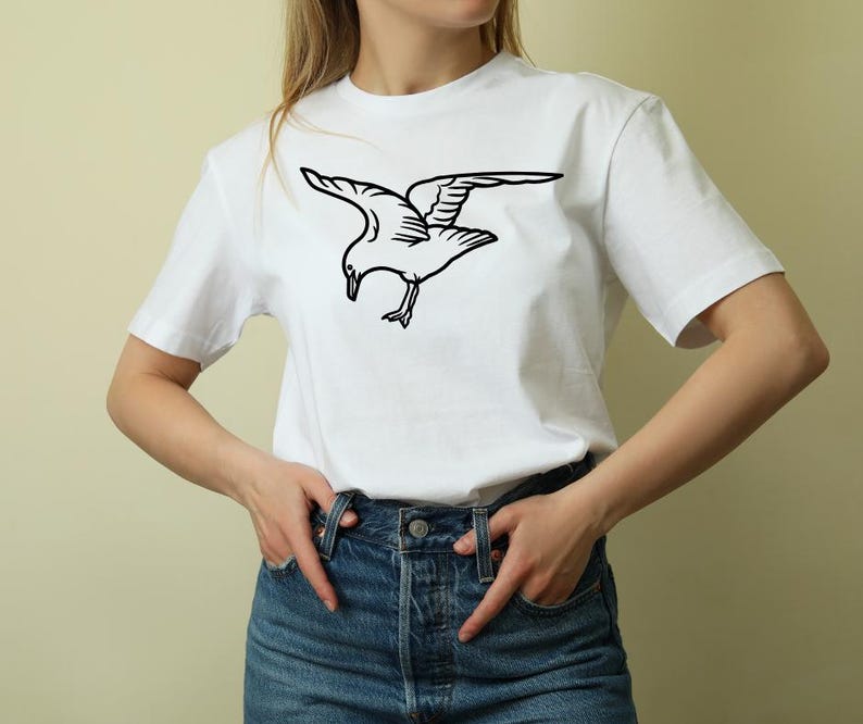 Seagull SVG Bundle, Flying Seagull Svg, Seagull Silhouette, Bird Svg ...