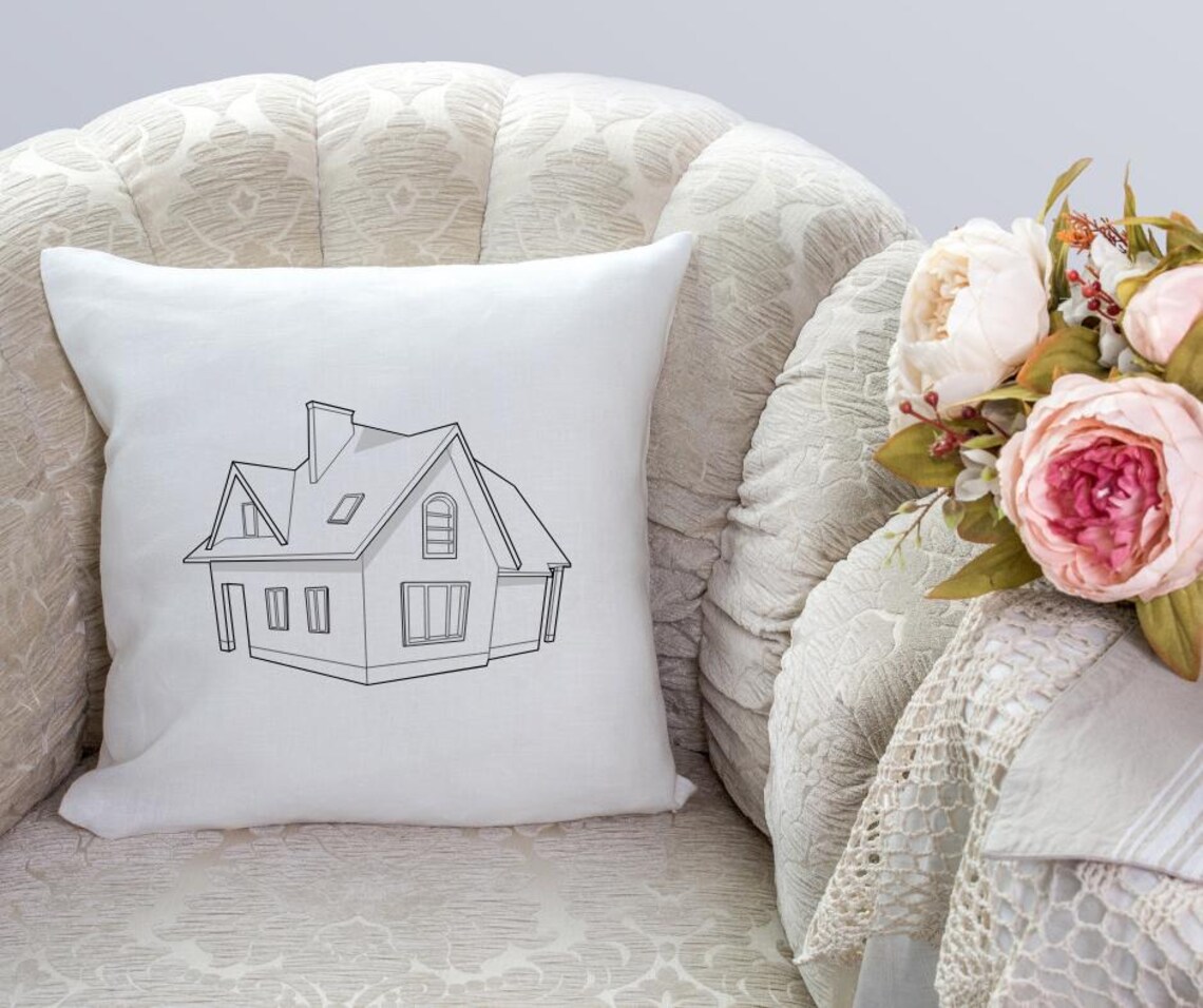 House Svg Bundle, House Outline Svg, Floral House SVG, House Clipart ...