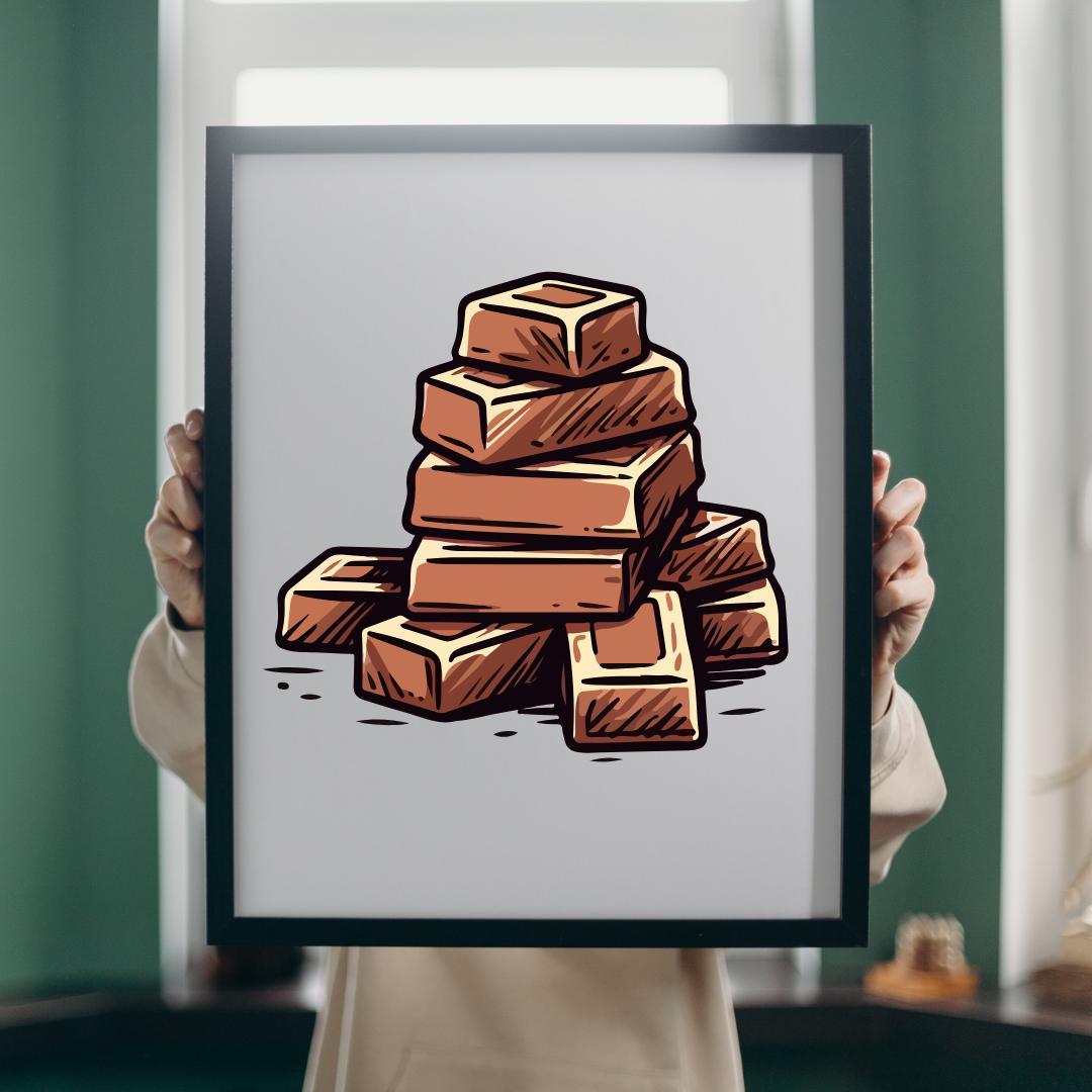 Chocolate Svg Bundle, Chocolate Bar, Chocolate Clipart, Chocolate Svg ...