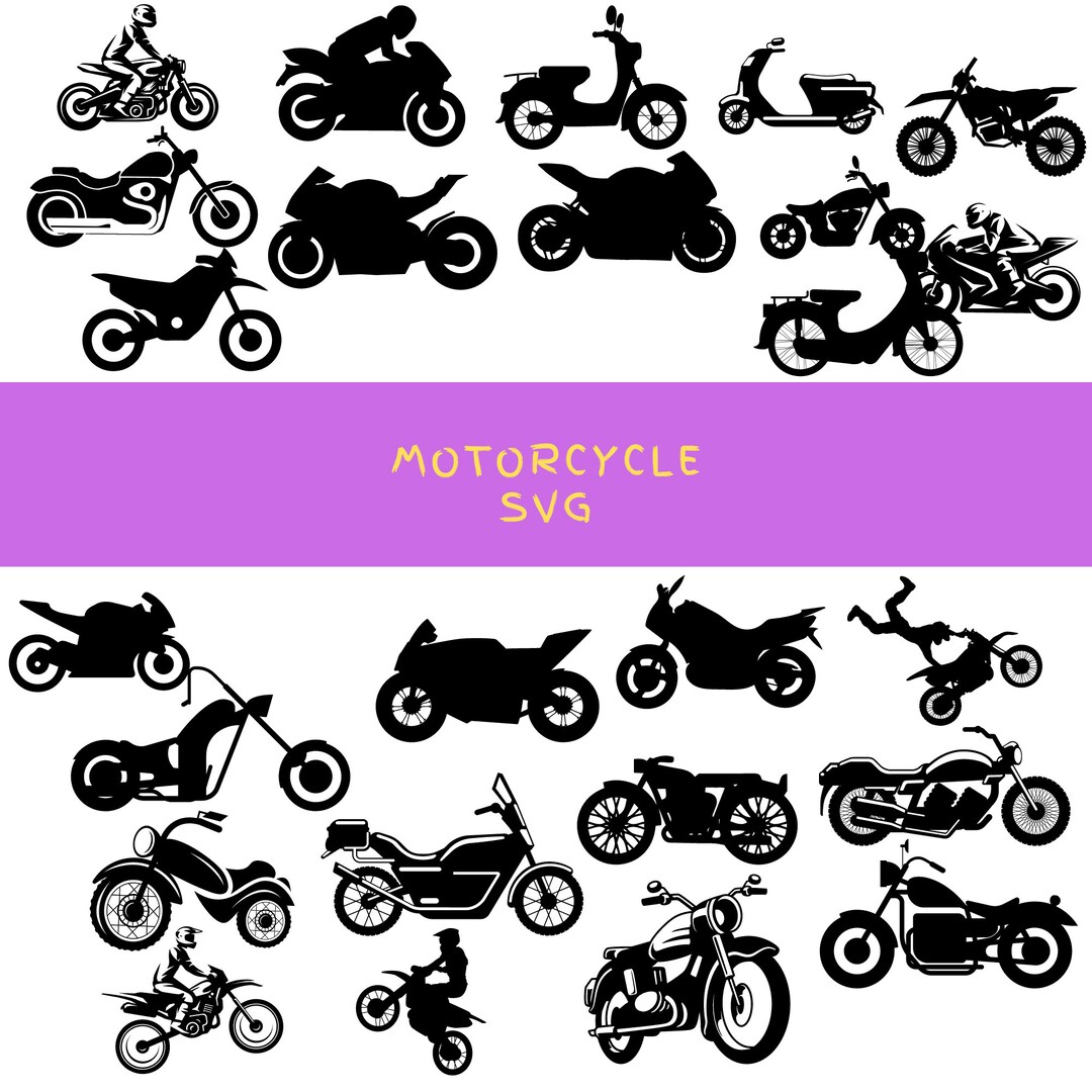 Motorcycle Svg, Motor Bike Svg, Biker Svg, Motorcycles T-shirt Designs ...