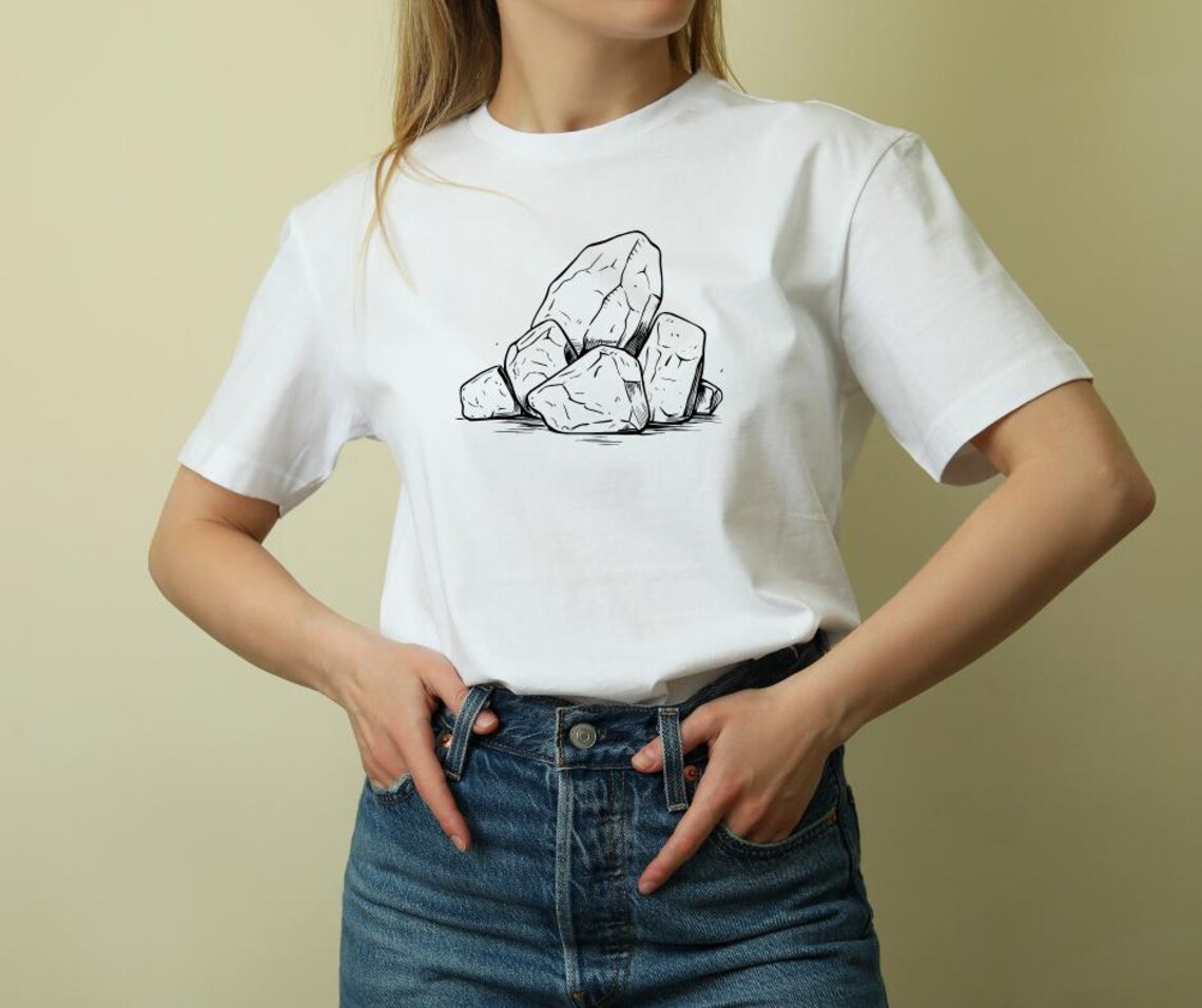 Pile of Stones SVG Bundle, Stack Mound Eps, Pile of Rocks Boulder Stone ...