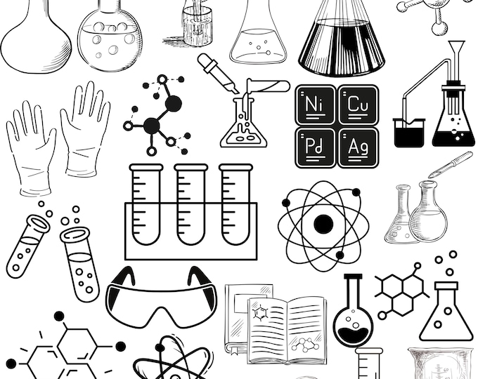 Chemie SVG Bundle, Chemie PNG Bundle, Chemie Clipart, Chemie SVG ...