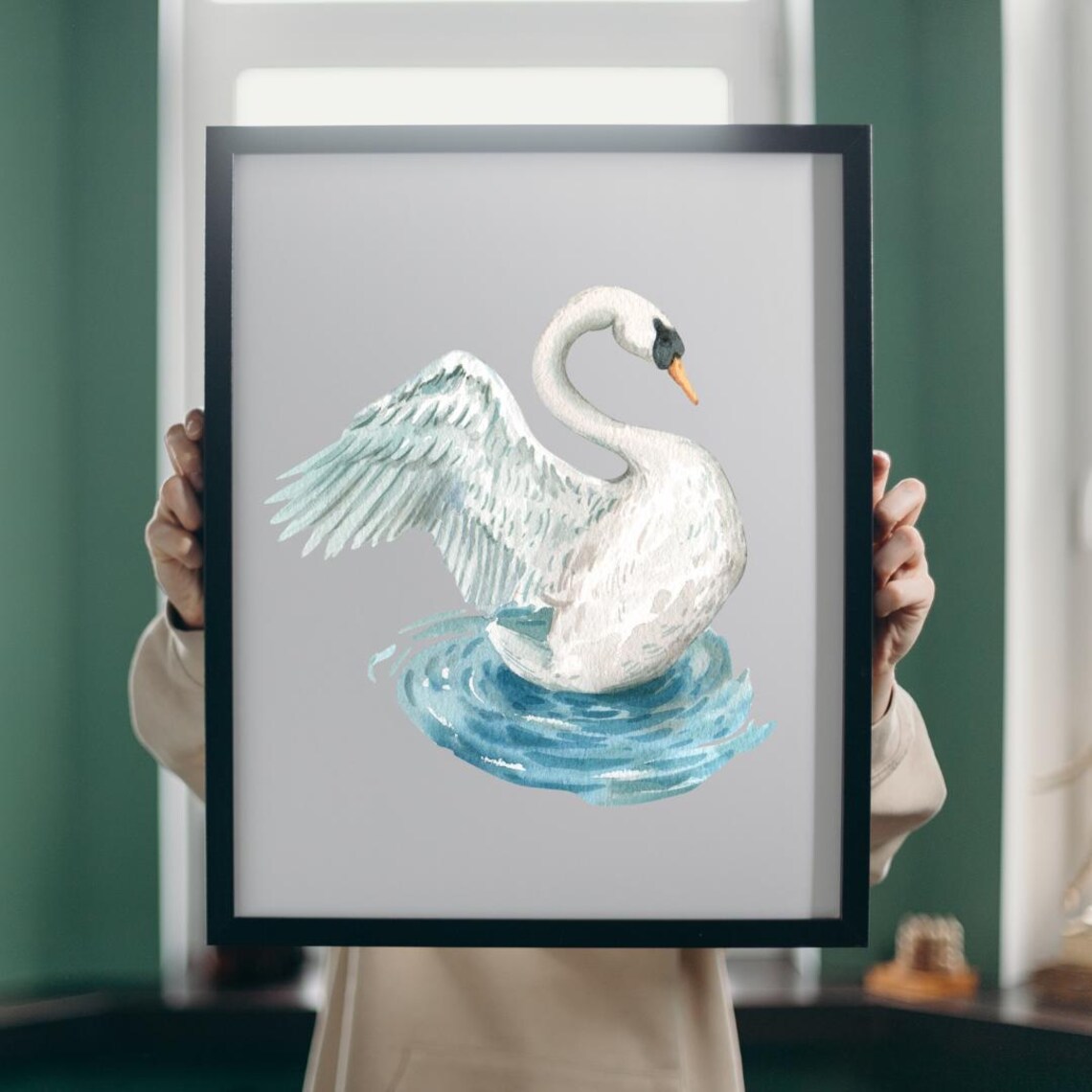 Swan Svg Bundle, Swan Clipart, Swan Silhouette, Swan Vector , Swan Cut ...