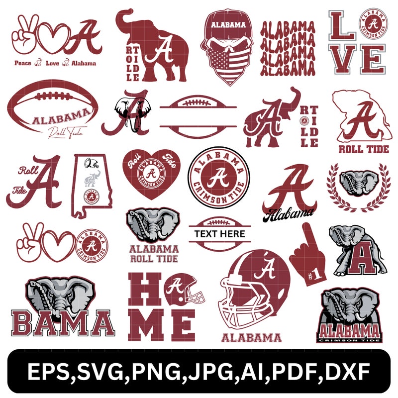 Alabama Svg - Etsy