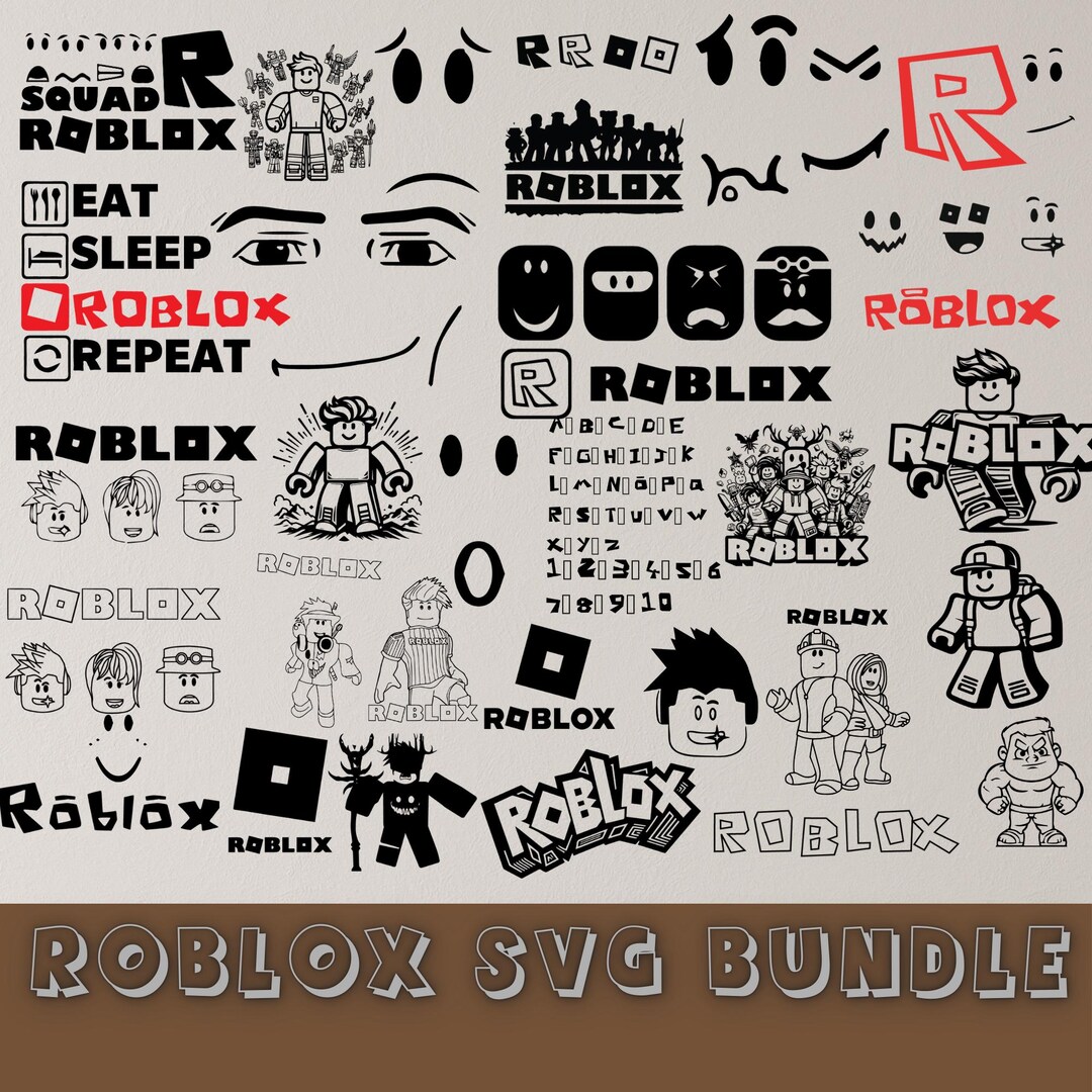 Roblox SVG Bundle,roblox Boy Svg,roblox Png,,gaming Svg,roblox Font ...