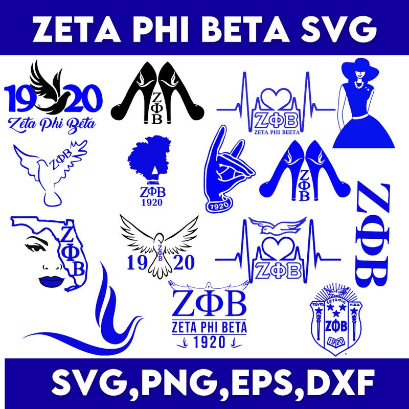 Zeta Svg - Etsy