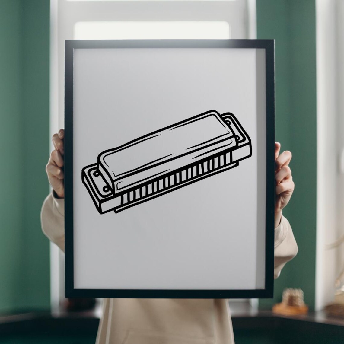 Harmonica Svg Bundle, Harmonica Clipart Png, Harmonica Outline ...