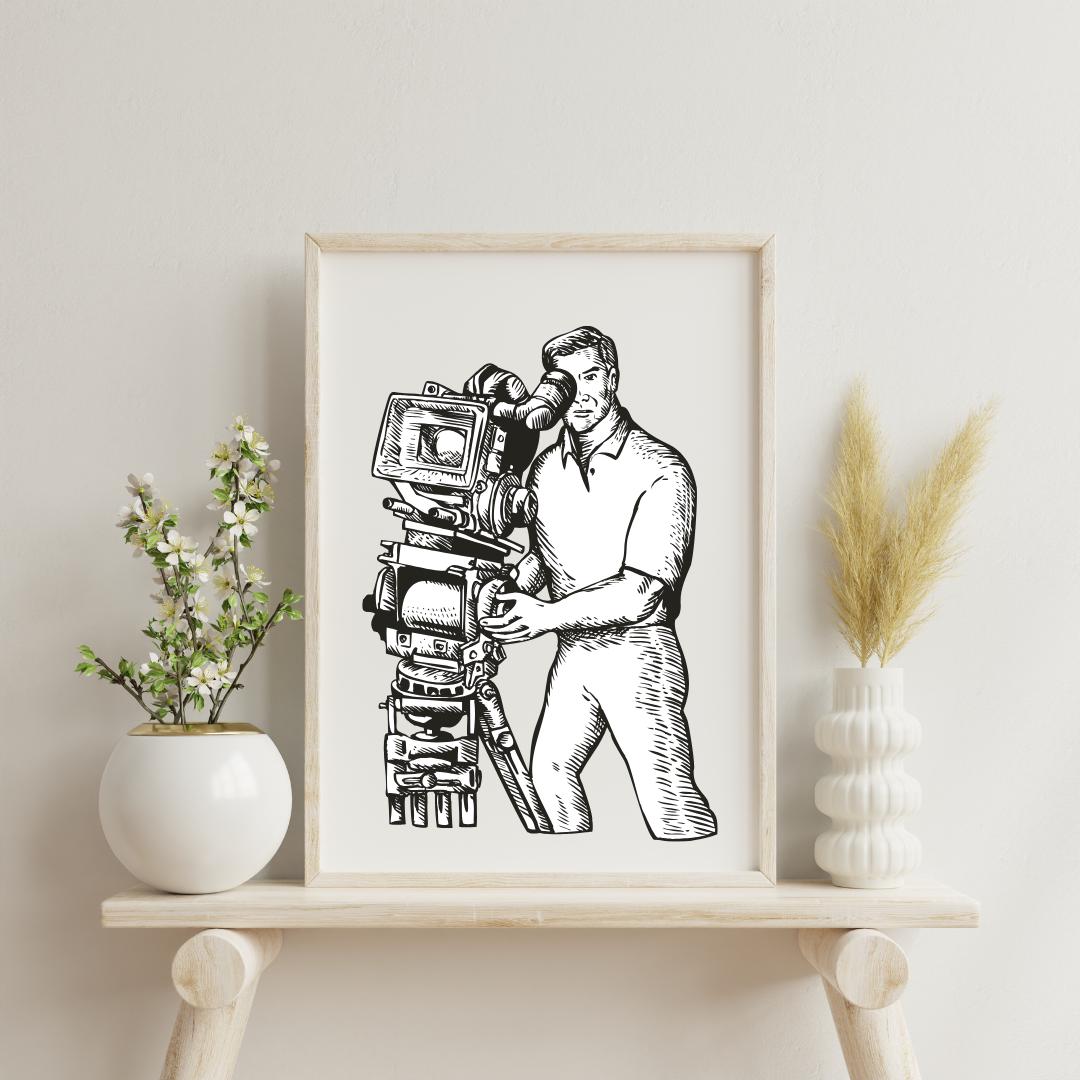 Camera SVG Bundle, Cameraman Svg, Photography Svg, Videocamera Svg ...