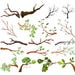 Tree Branch Svg Bundle, Tree Limb Svg, Tree Twig Svg, Branch Clipart ...
