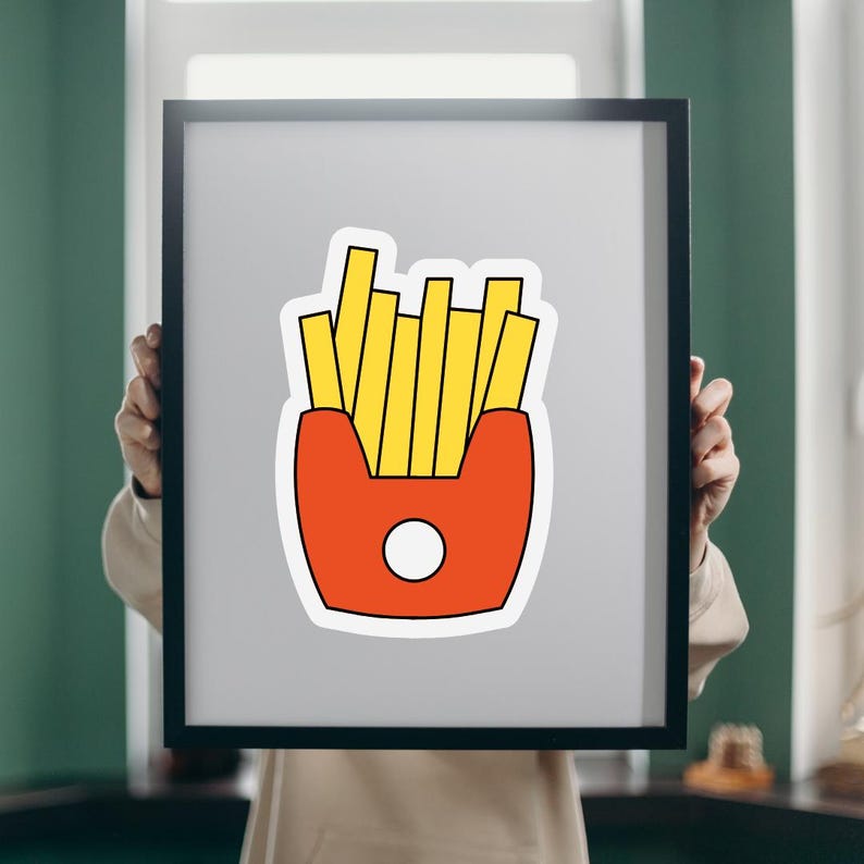FRENCH FRIES SVG Bundle, French Fry Svg, French Fries Vector Files ...