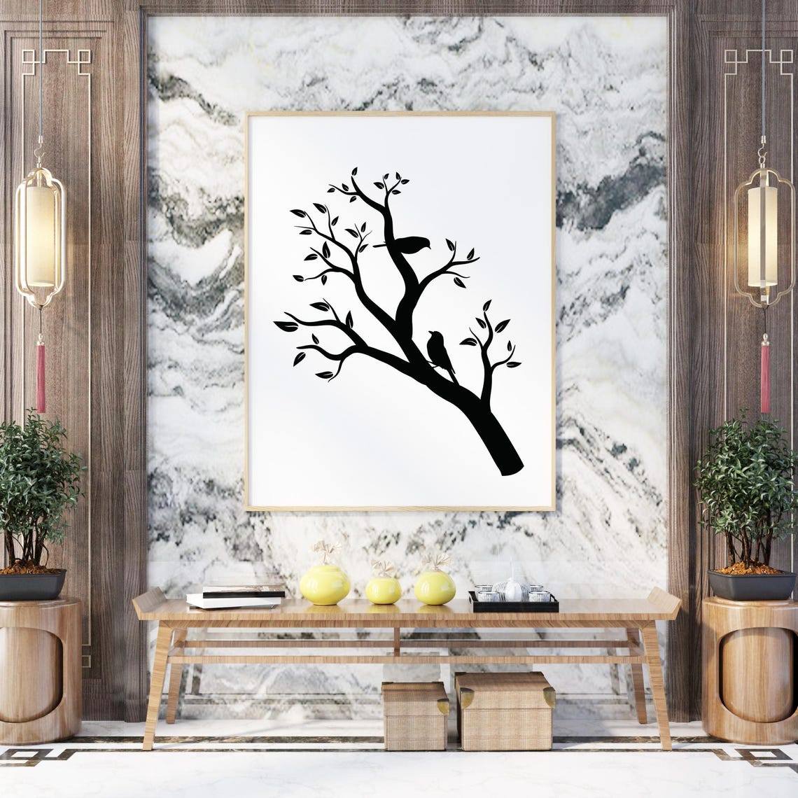 Bird on Branch Svg Bundle, Bird on Tree Svg, Tree Branch Svg, Birds on ...