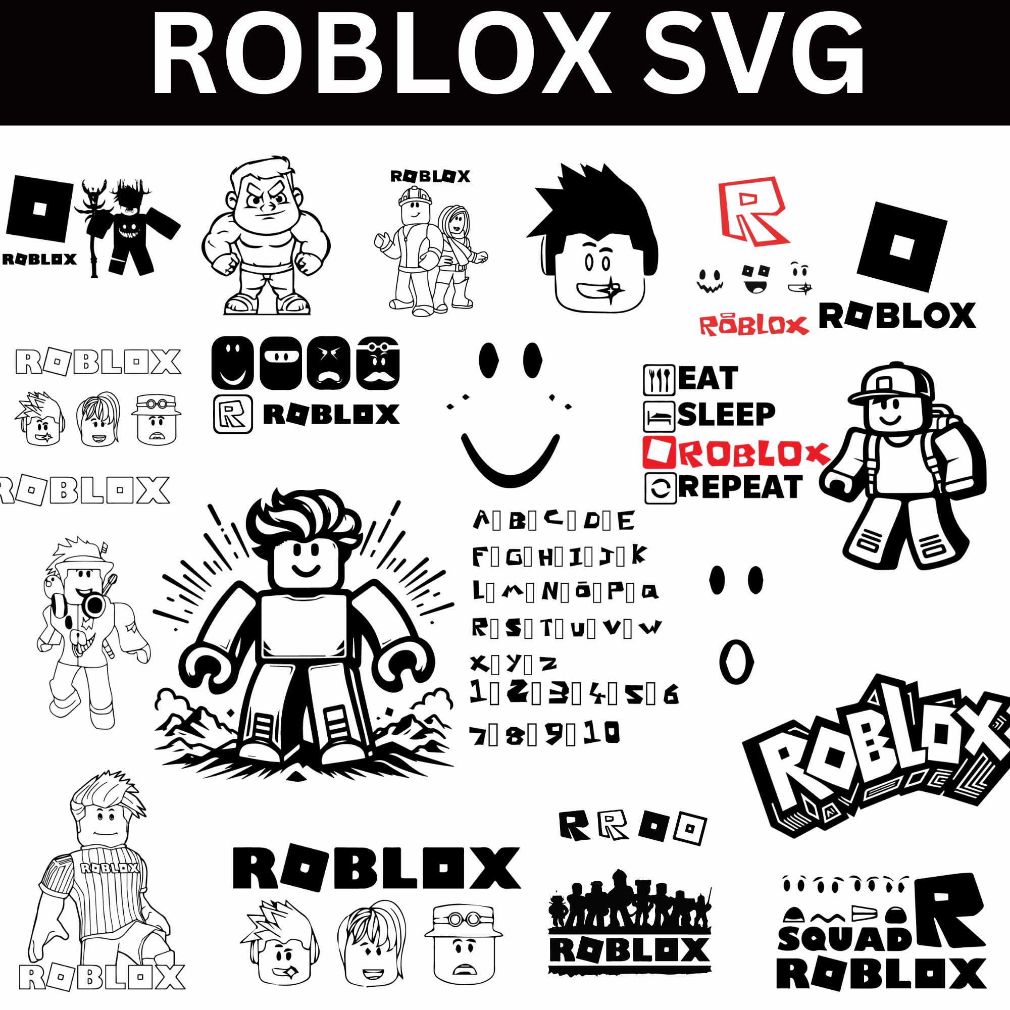 Roblox SVG Bundle,roblox Boy Svg,roblox Png, Gaming Svg,roblox Font ...