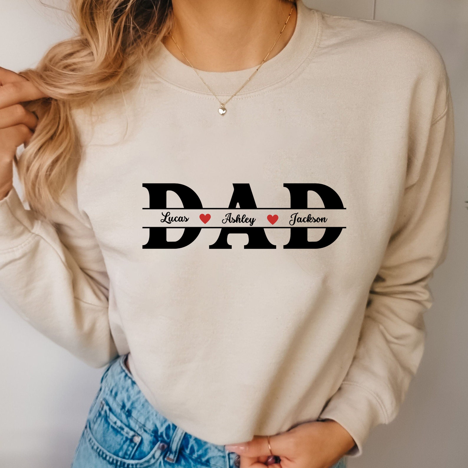 Dad Split Name Frame Svg, Dad Kid Names Svg, Papa Split Name Monogram ...