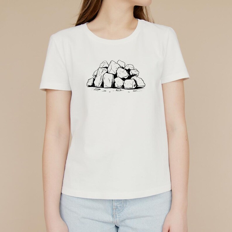 Pile of Stones SVG Bundle, Stack Mound Eps, Pile of Rocks Boulder Stone ...