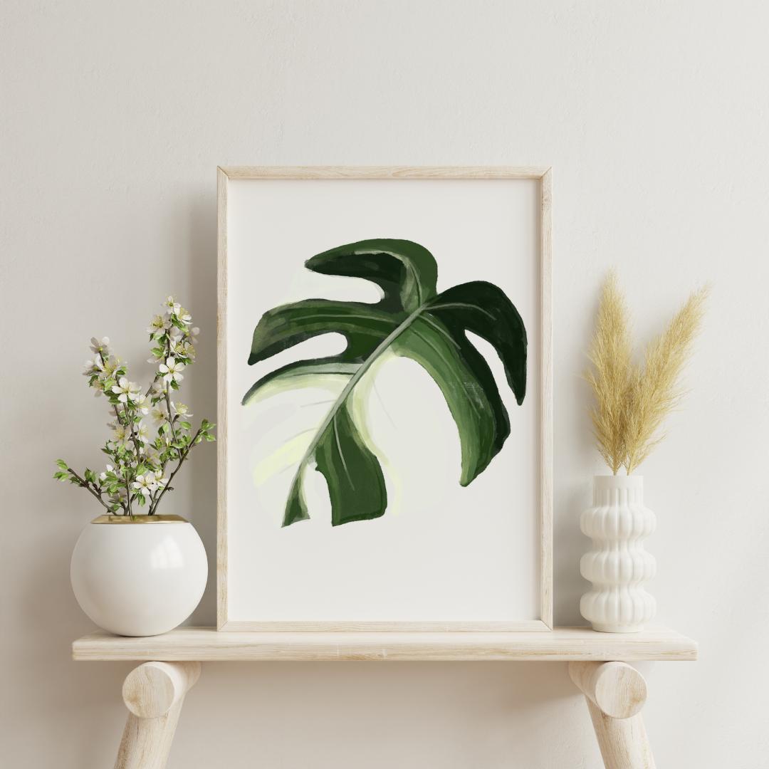 Monstera Leaf SVG Bundle, Tropical Leaves Svg, Monstera Leaf Svg ...
