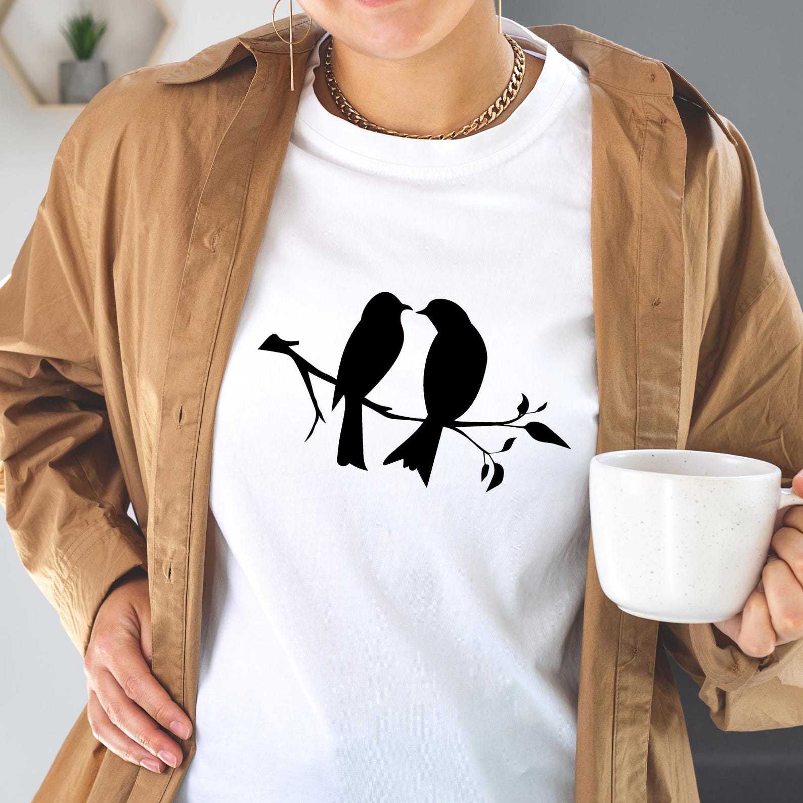 Bird on Branch Svg Bundle, Bird on Tree Svg, Tree Branch Svg, Birds on ...