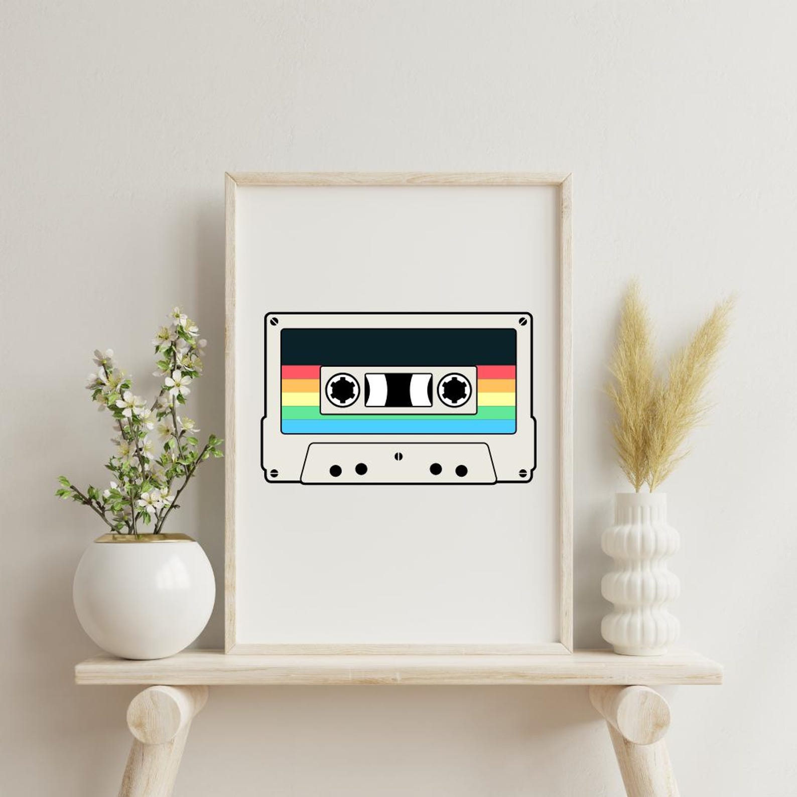 Cassette SVG Bundle, Audio Cassette Svg, Cassette Tape Svg, Retro ...
