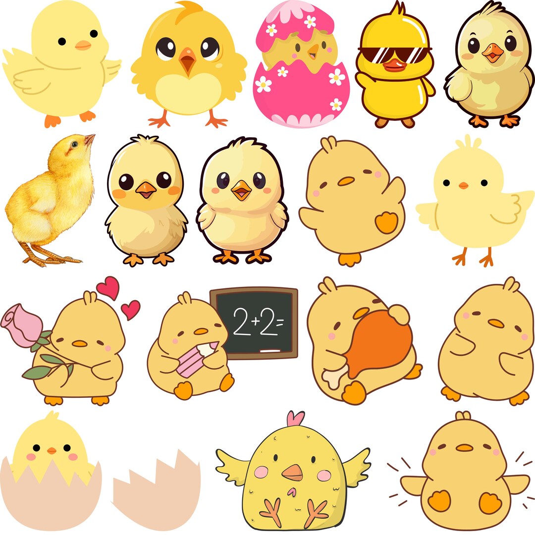 Baby Chicken SVG Bundle, Baby Chicken Vector, Baby Chicks Svg, Baby ...