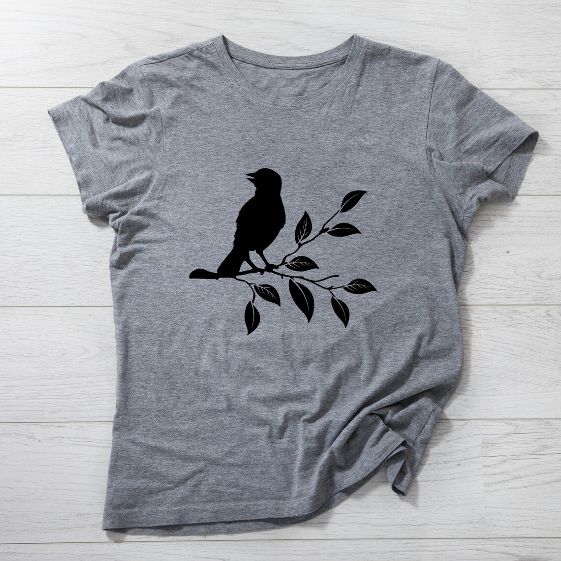 Bird on Branch Svg Bundle, Bird on Tree Svg, Tree Branch Svg, Birds on ...