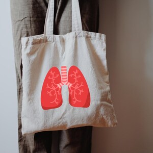 Human Lung Svg Bundle, Lungs Silhouette, Lung Vector, Human Lung Decal ...