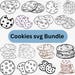 Cookies Svg, Chocolate Chip Cookies Svg, Tasty Bakery Svg, Crumbled ...