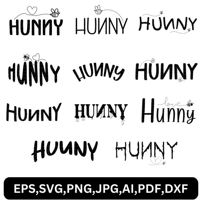 Hunny Svg, Hunny Design, Hunny Clipart, Hunny Pot, Honey Svg, Hunny ...