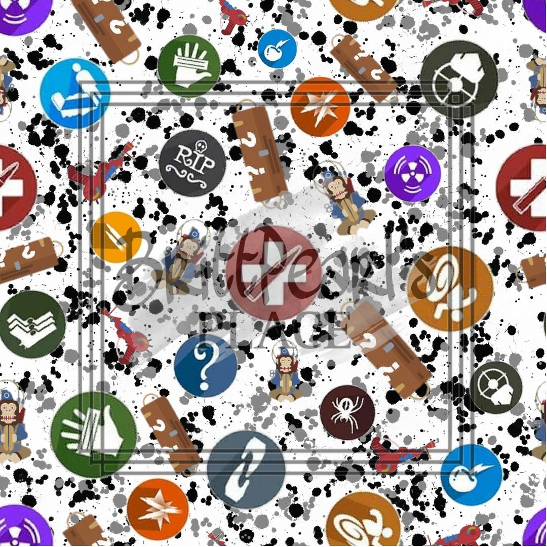 COD Zombies Seamless Pattern - Etsy