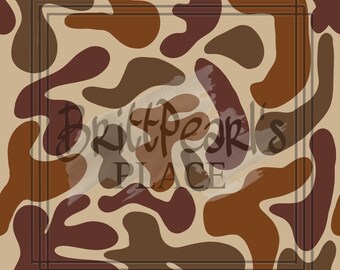 Duck Camo Seamless Pattern | PNG Design - Etsy