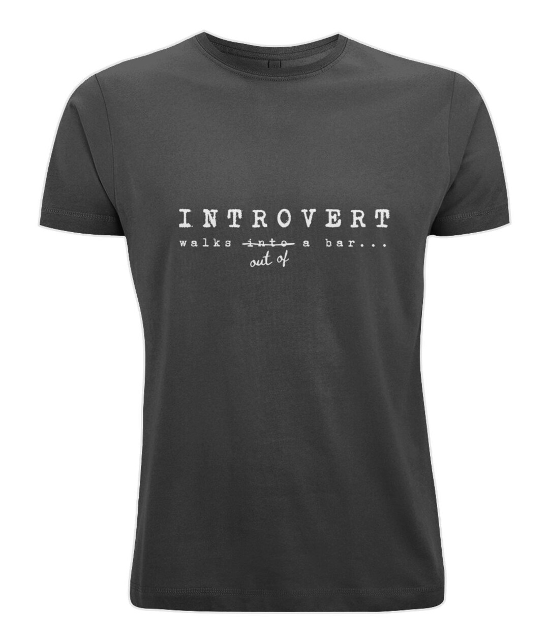 Introvert Walks Into A Bar T-shirt - Etsy