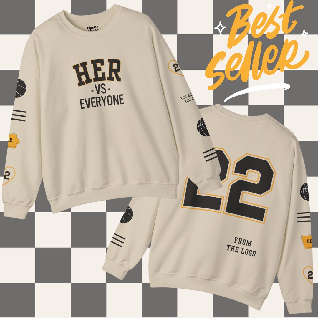 Caitlin Clark Shirt Caitlin Jersey Her Vs Everyone Caitlin Clark Merch ...