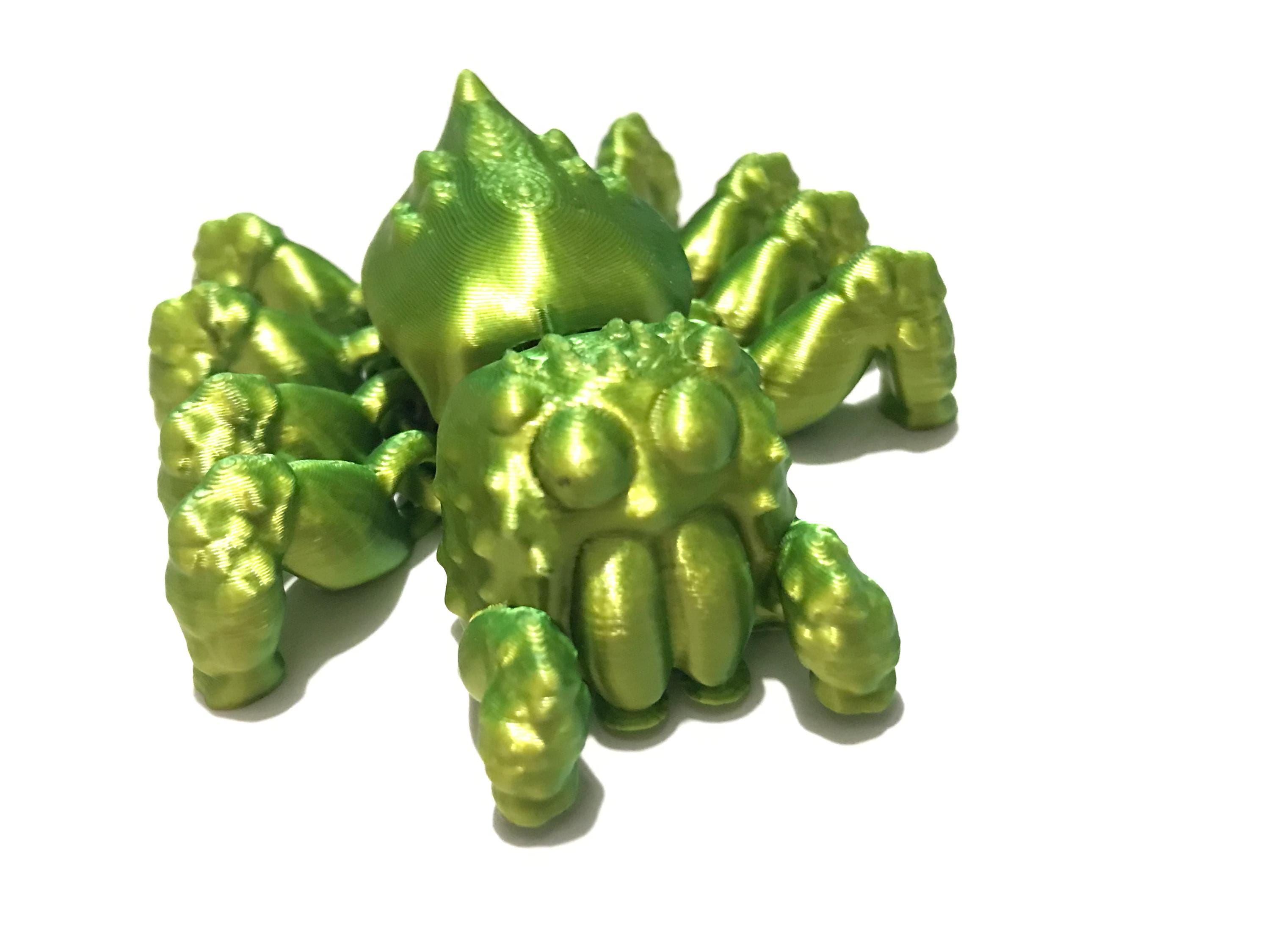 Articulated Spider Jumping Spider Fidget Toy Small Gift 3D Printed Dual ...