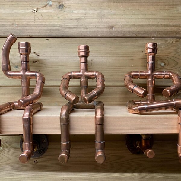 Copper Pipe Decor - Etsy UK