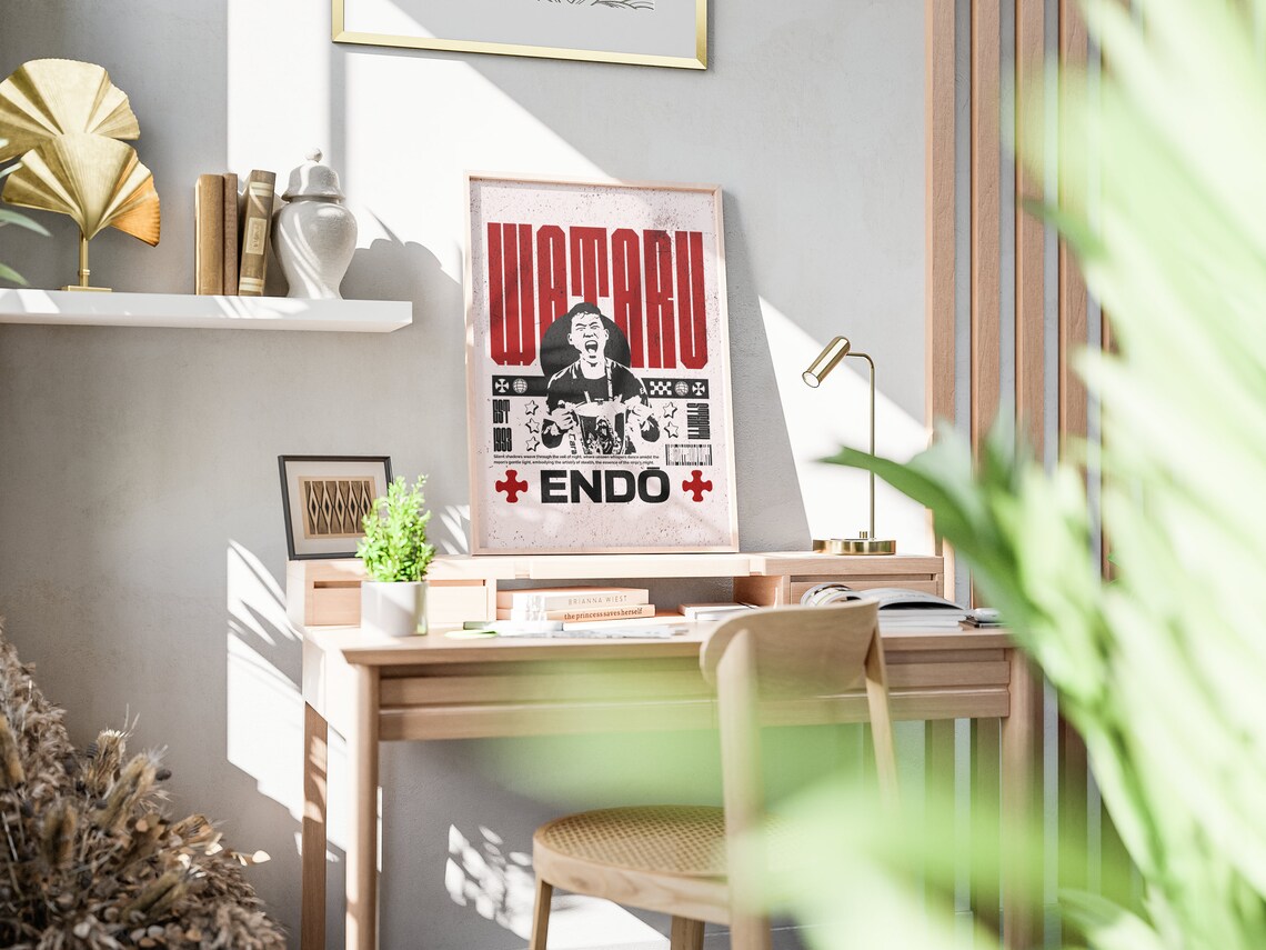 Wataru Endo Poster for Print, Sports Poster, Football Player Poster ...