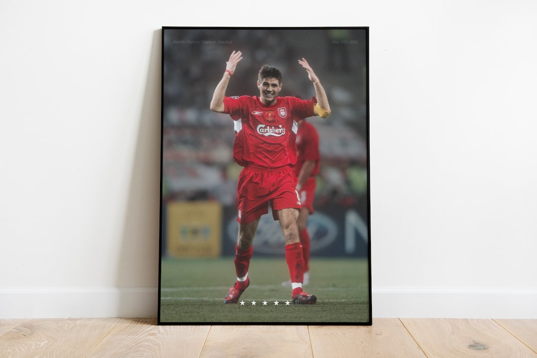 Steven Gerrard Poster for Print, Miracle of Istanbul, Liverpool FC ...