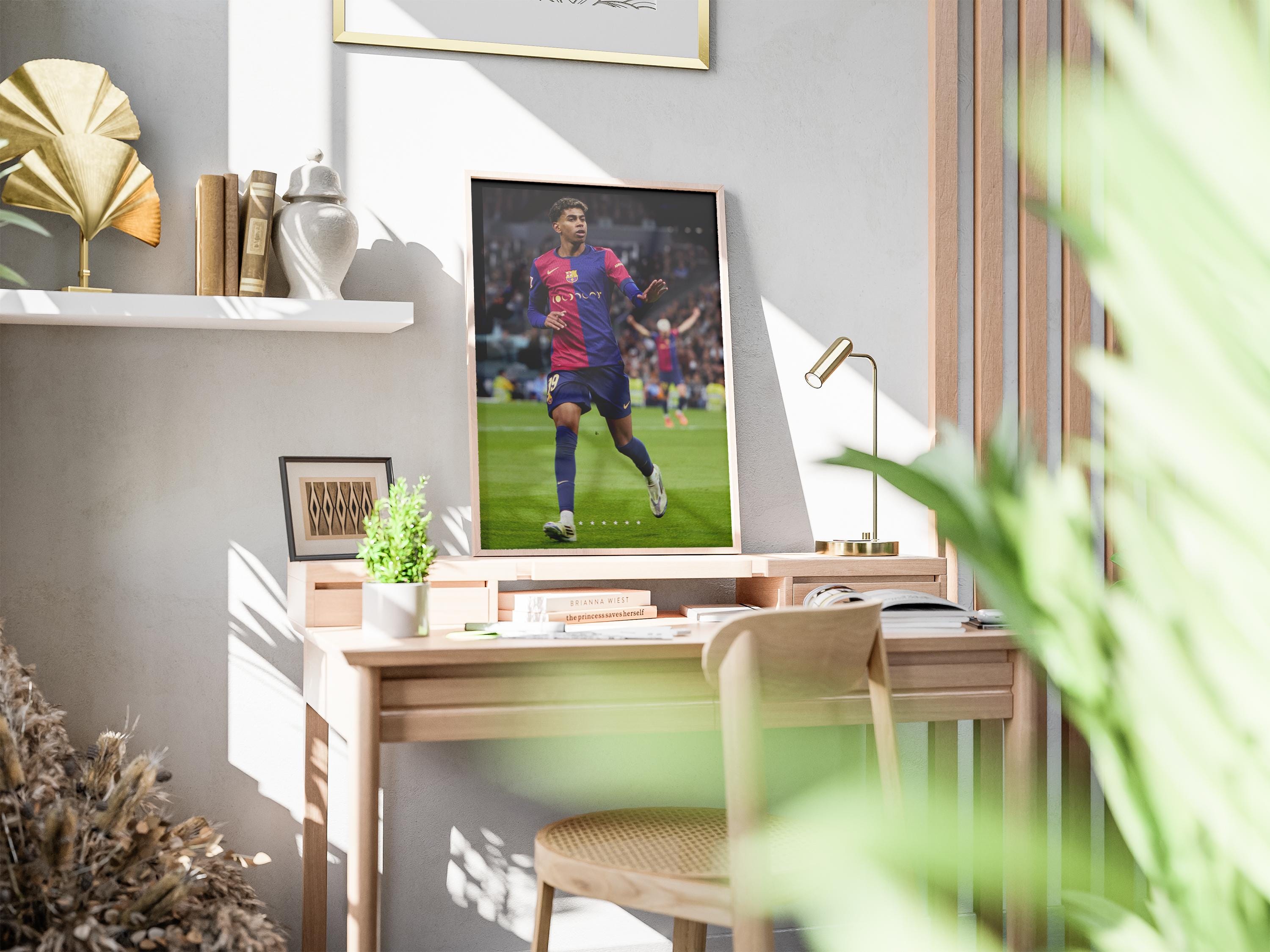Lamine Yamal Poster for Print, "calma", Soccer Wall Art, Sports Bedroom ...