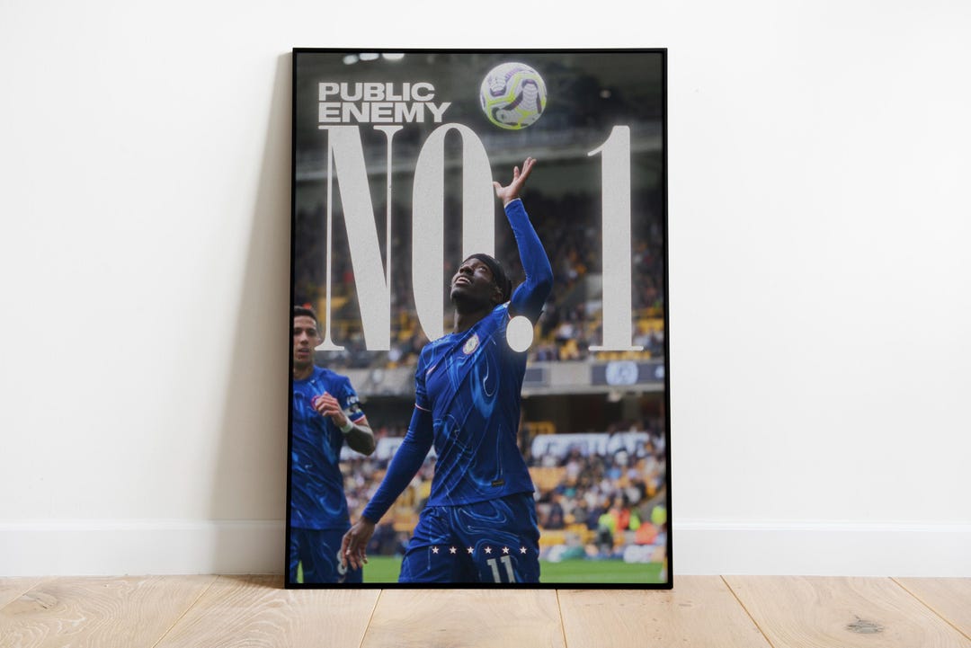 Noni Madueke Poster for Print, "public Enemy No. 1" , Soccer Wall Art ...