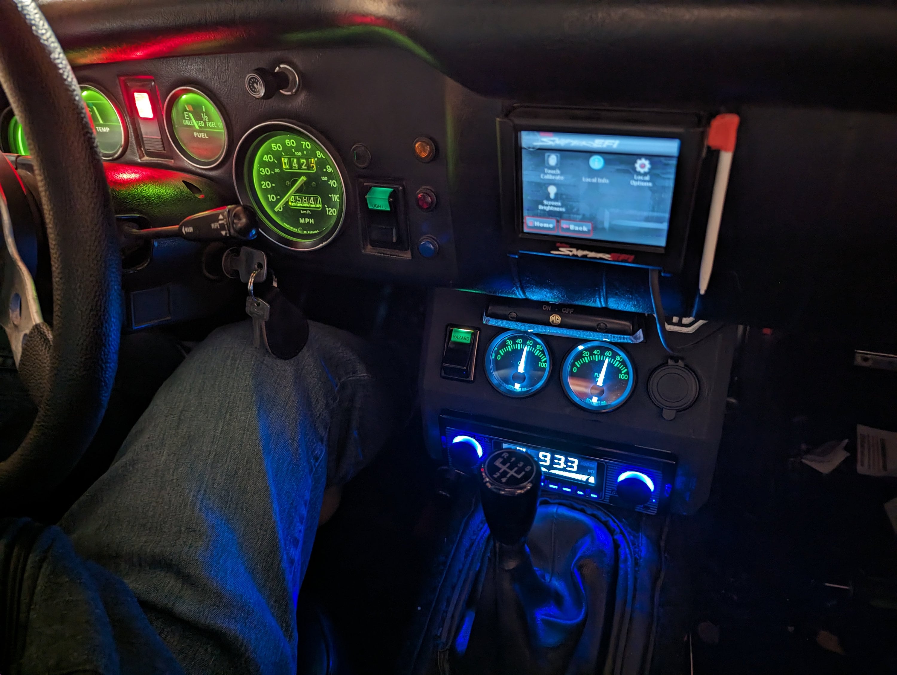 MG Midget/sprite Custom Radio Console-made to Order-please Read ...