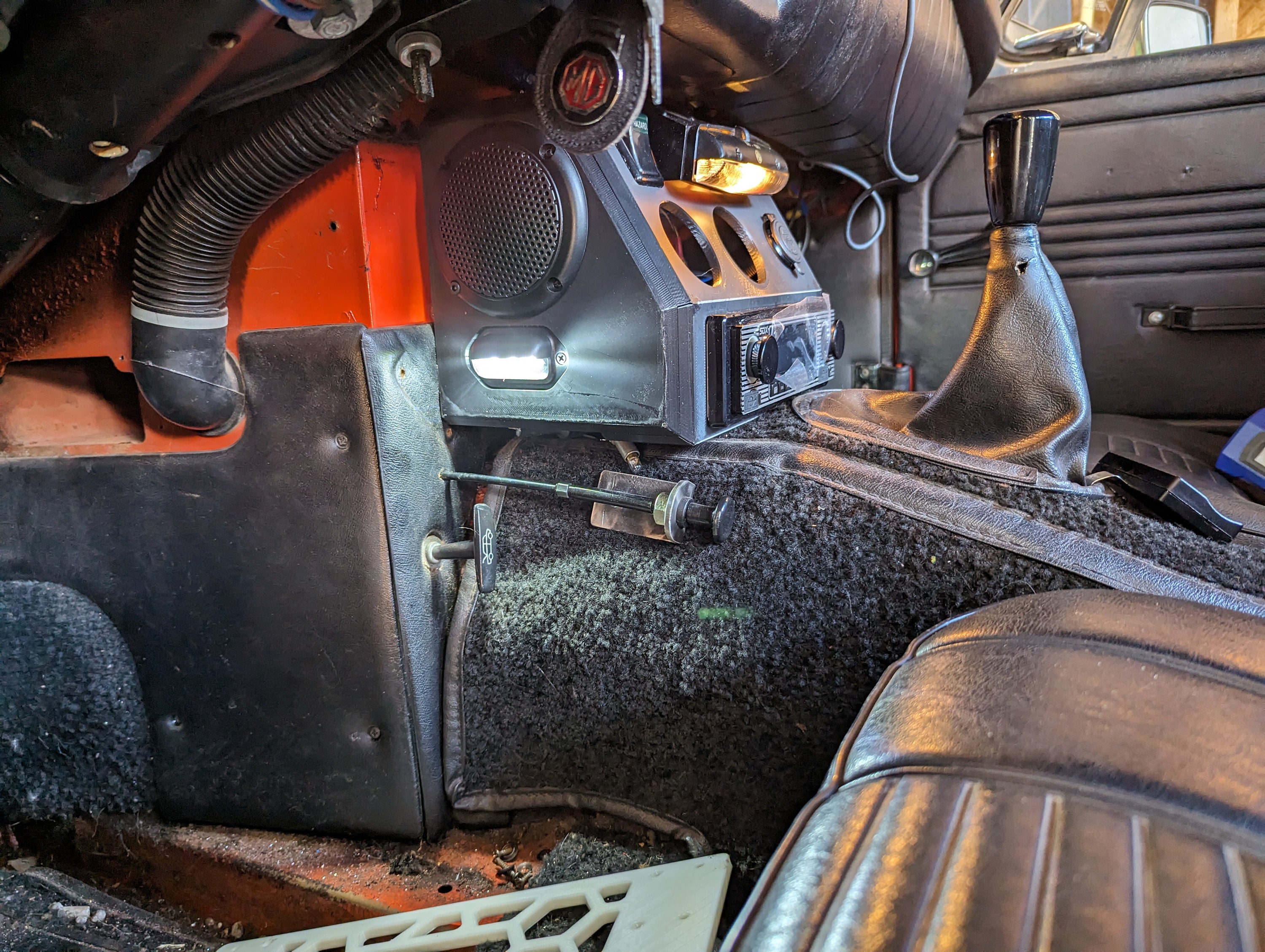 MG Midget/sprite Custom Radio Console-made to Order-please Read ...