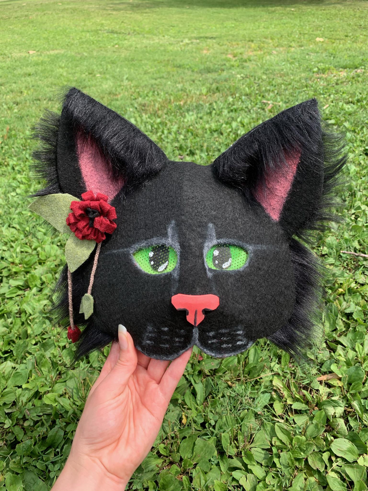 Feline Mask Commissionscustoms Cat Maskscosplay Masks - Etsy