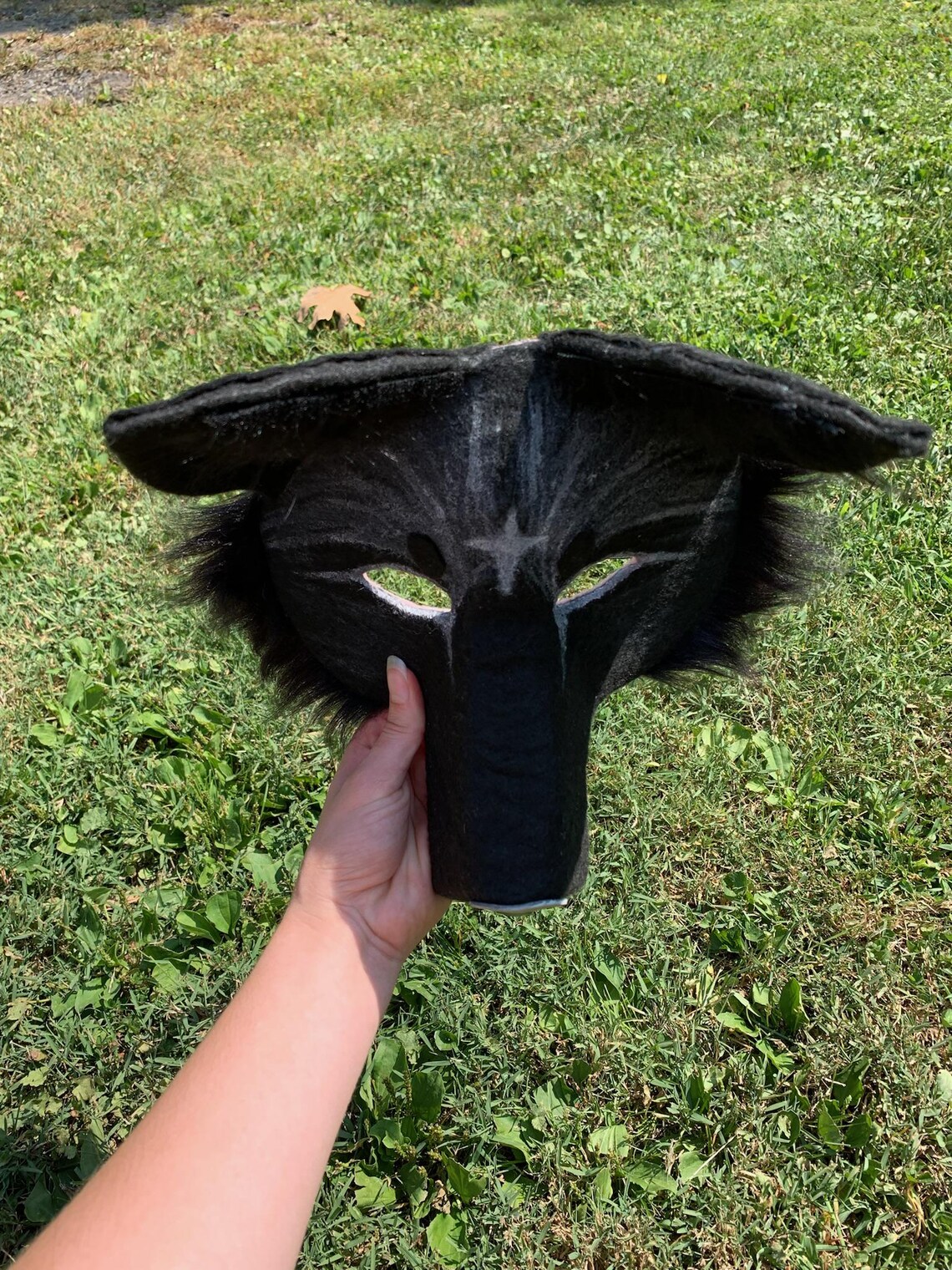 Silver Fox Costume Mask With Removable Butterfly Wing Accessory - Etsy