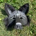 Silver Fox Costume Mask With Removable Butterfly Wing Accessory - Etsy