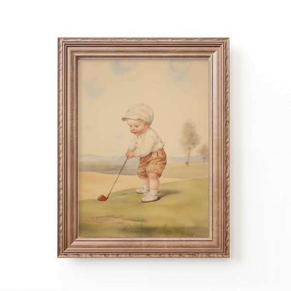 Baby Nursery Golf Theme Art - Etsy
