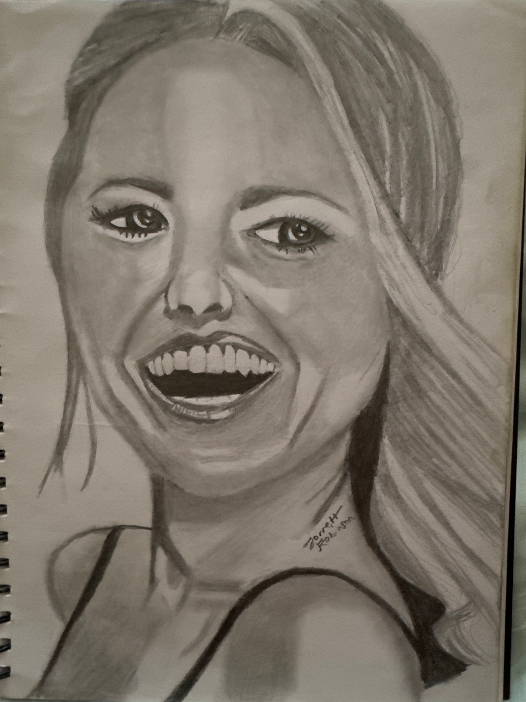 Big Smile Original Drawing - Etsy