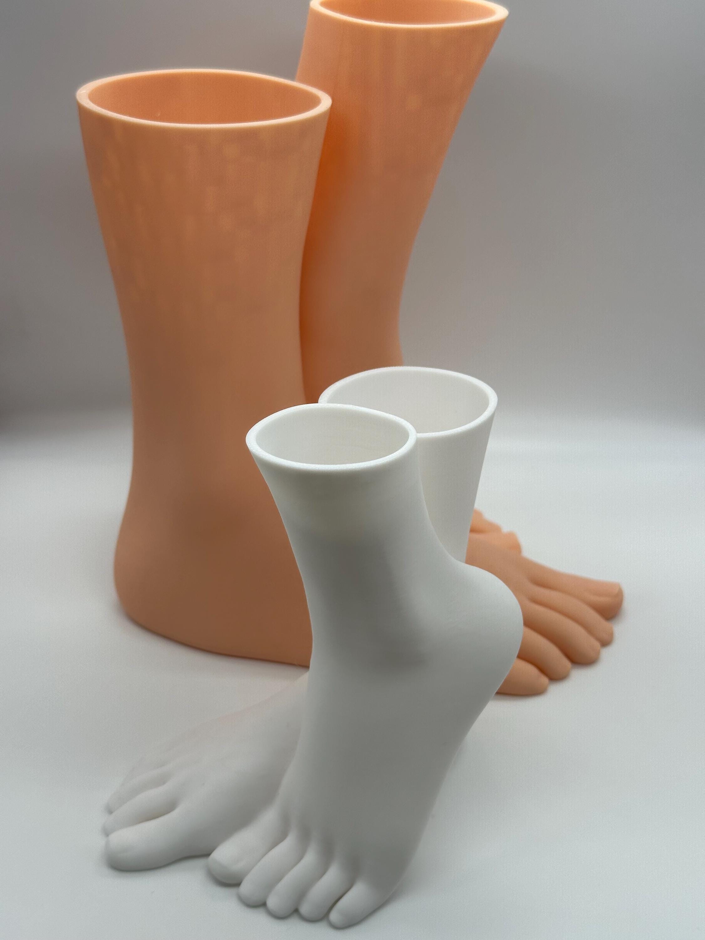 Graceful Feet - 3D Printed Vase Beautifully Sculpted in the Elegance of ...