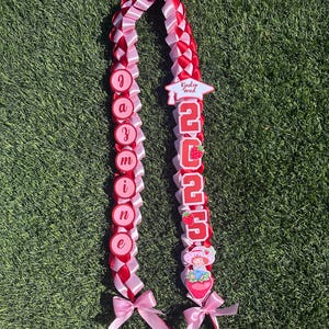 Berry Sweet Graduation Lei, Graduation 2025, Grad Leis, Red and Pink - Etsy