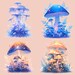 Magical Mushroom Clipart Bundle, Mushroom PNG, Fantasy Mushroom Clipart ...