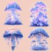 Magical Mushroom Clipart Bundle, Mushroom PNG, Fantasy Mushroom Clipart ...