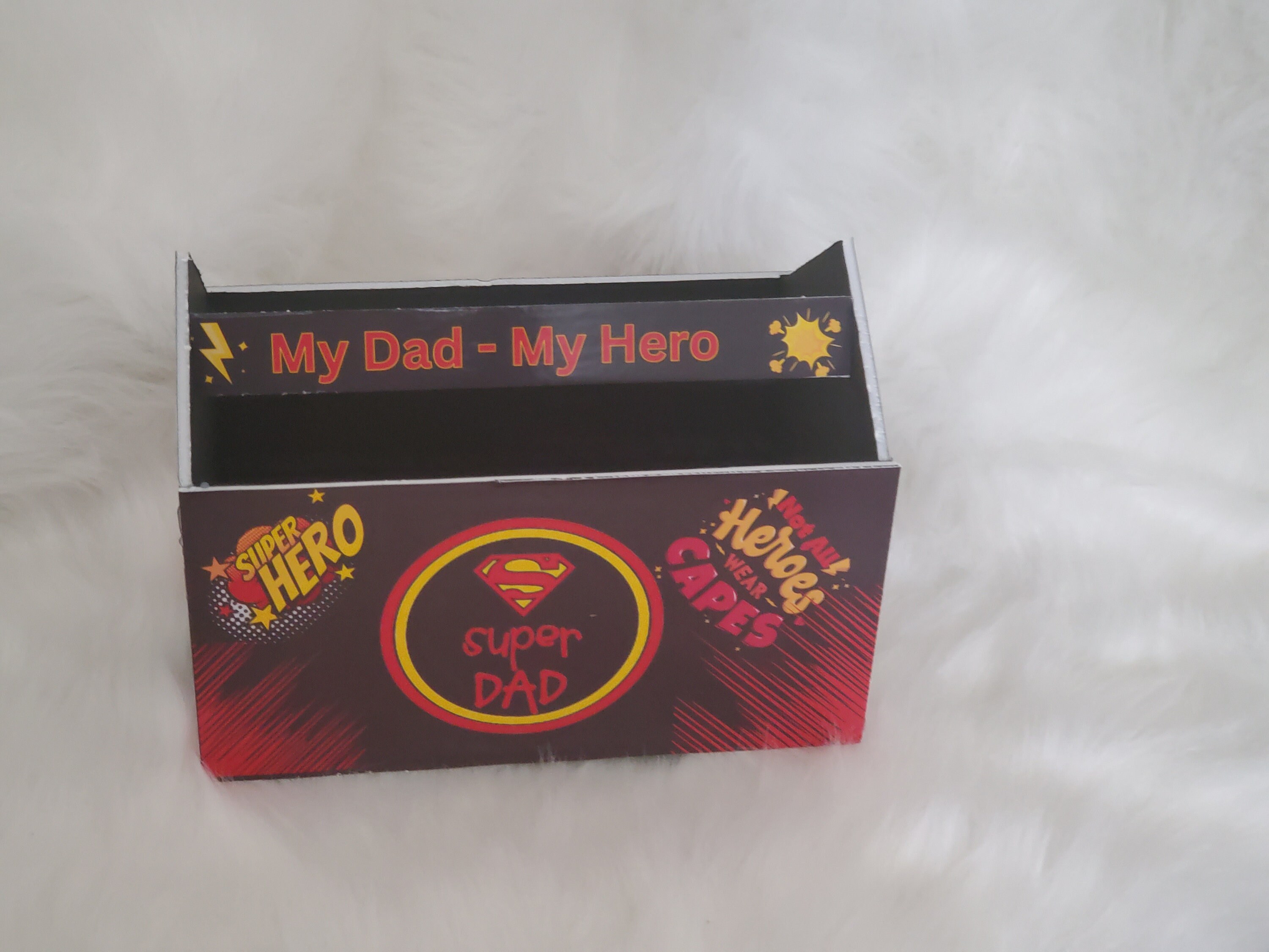 Fathers Day - Gift Box Template (editable- Canva) - Etsy